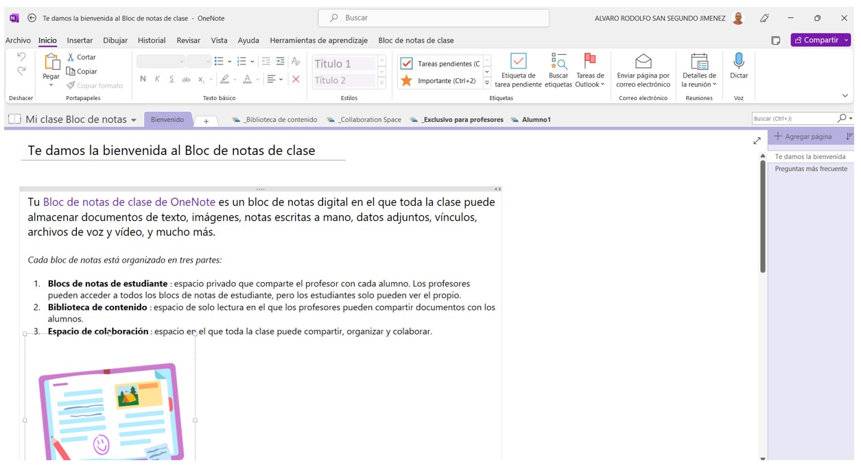 6. Accesibilidad multidispositivo | A2.3.4. OneNote gestión básica de ...