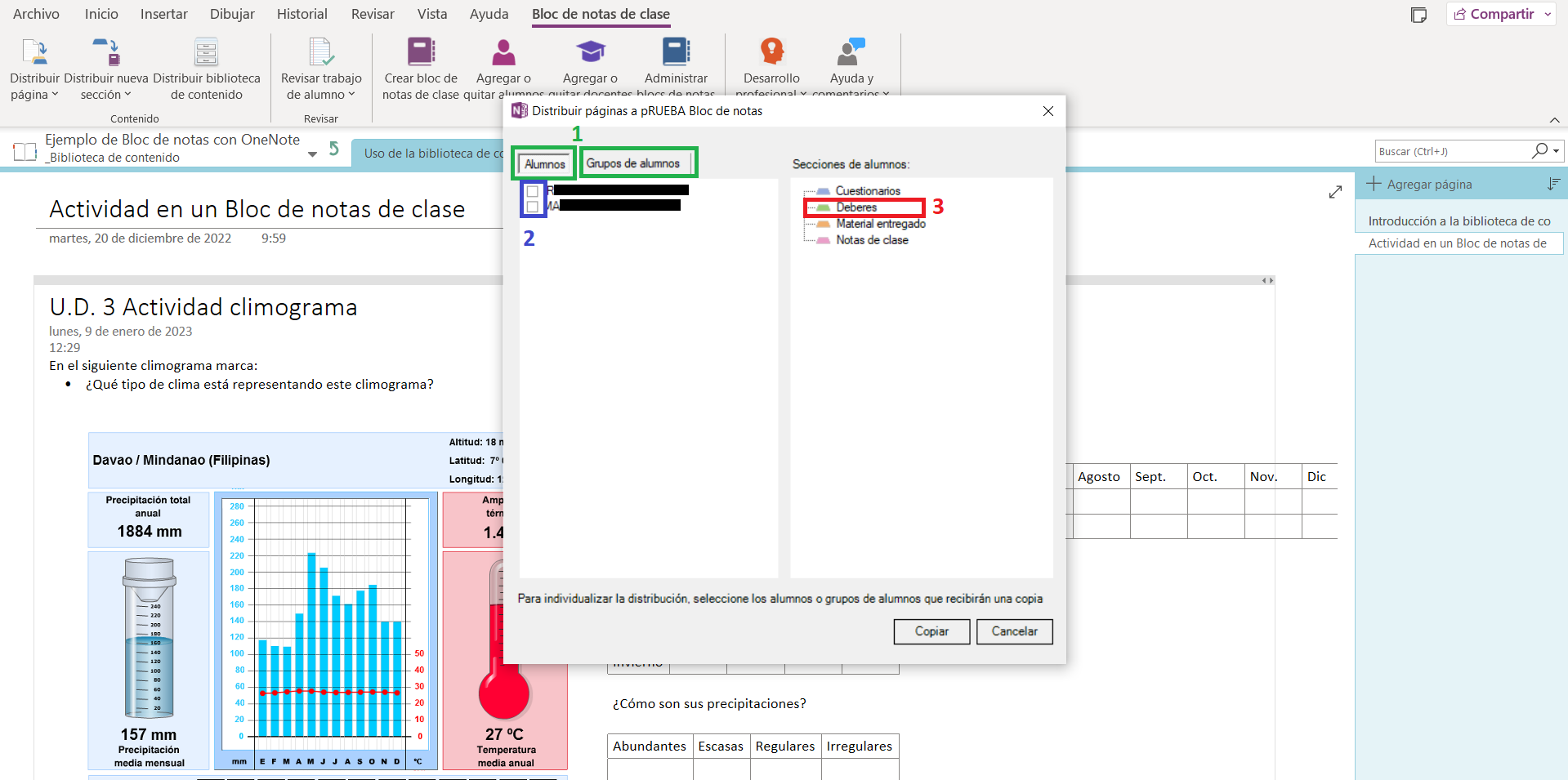 2. OneNote: creación de portfolio digital para el alumnado ...