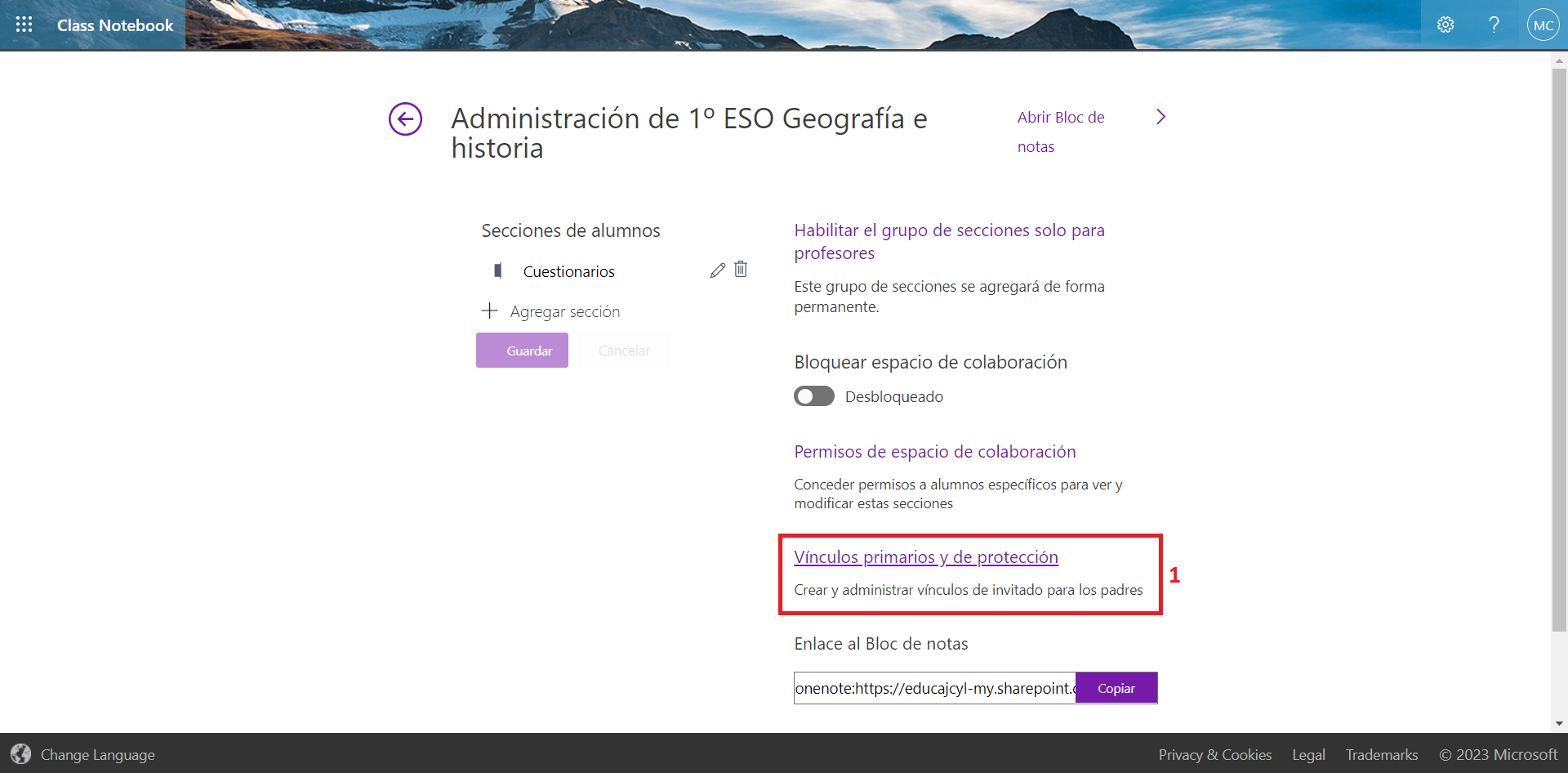 2. OneNote: creación de portfolio digital para el alumnado ...